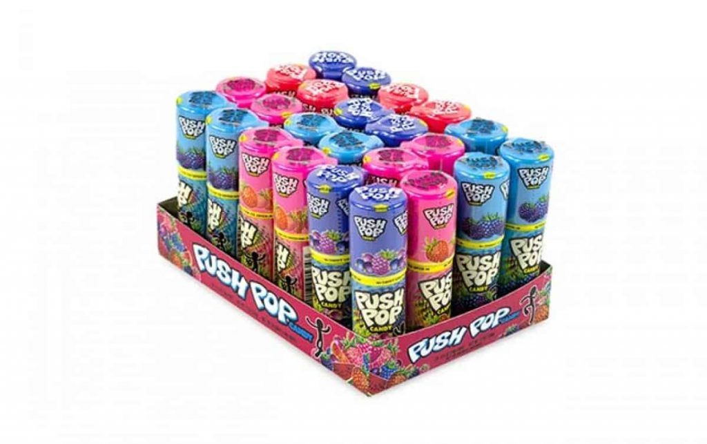 Topps Push Pop Jumbo Assorted 18 - Pacific Candy Wholesale