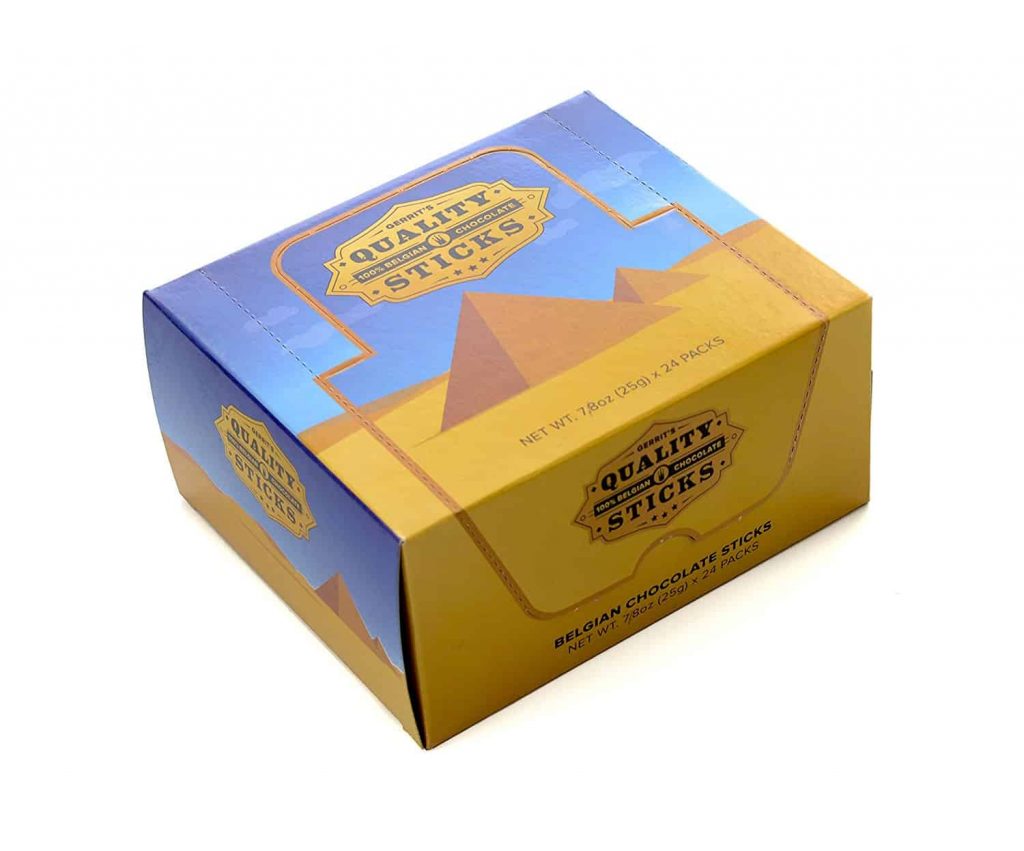 Gerrit's Quality Belgian Chocolate Sticks 24 - Pacific Candy Wholesale