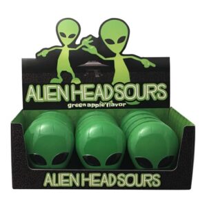 Boston America Alien Head Sours 12 - Pacific Candy Wholesale