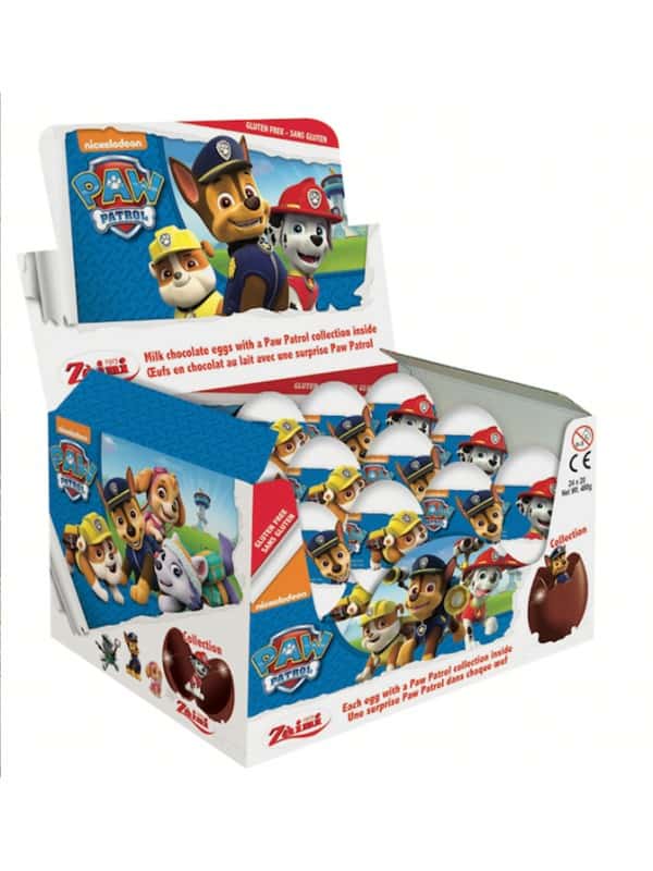 Paw Patrol Milk Chocolate Surprise Eggs | Pacific Distribution Wholesale