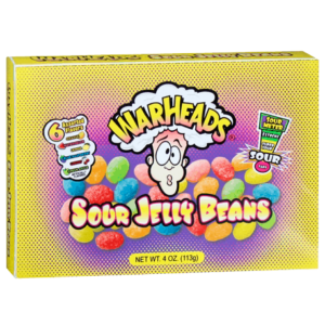 Warheads Sour Jelly Beans TB 12 - Pacific Candy Wholesale