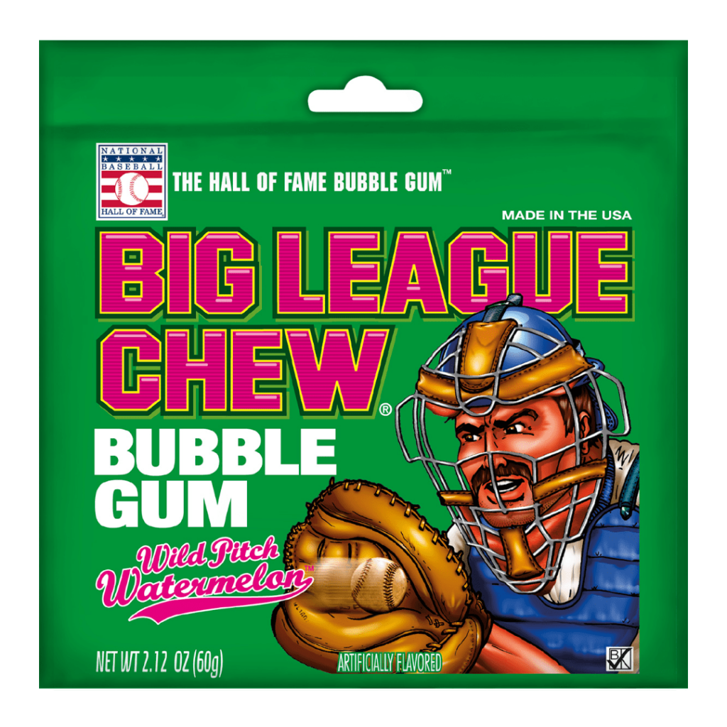 Ford Gum Big League Chew Bubble Gum Wild Pitch Watermelon 12 - Pacific ...