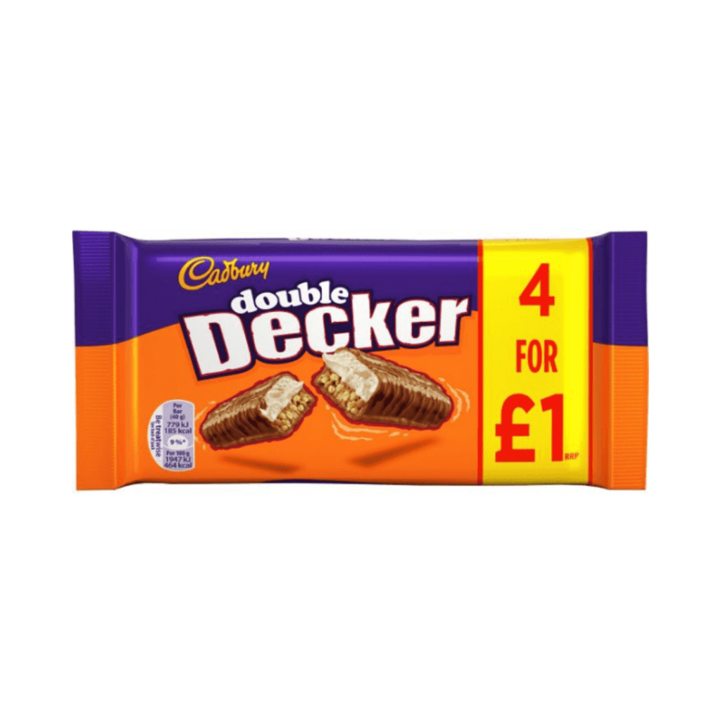 Cadbury Double Decker Four Pack Price Marked British 8x149.2g - Pacific ...