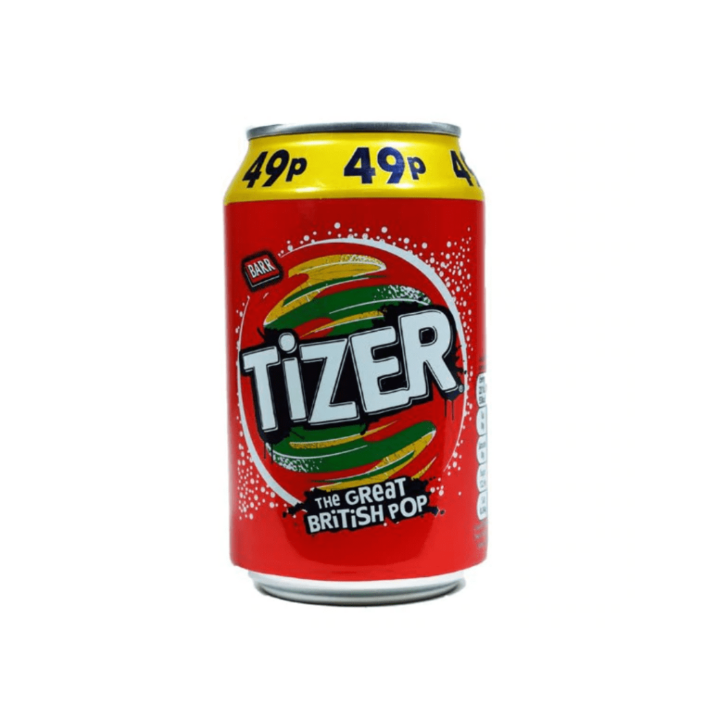 Barr Tizer Price Marked British 24x330ml - Pacific Candy Wholesale