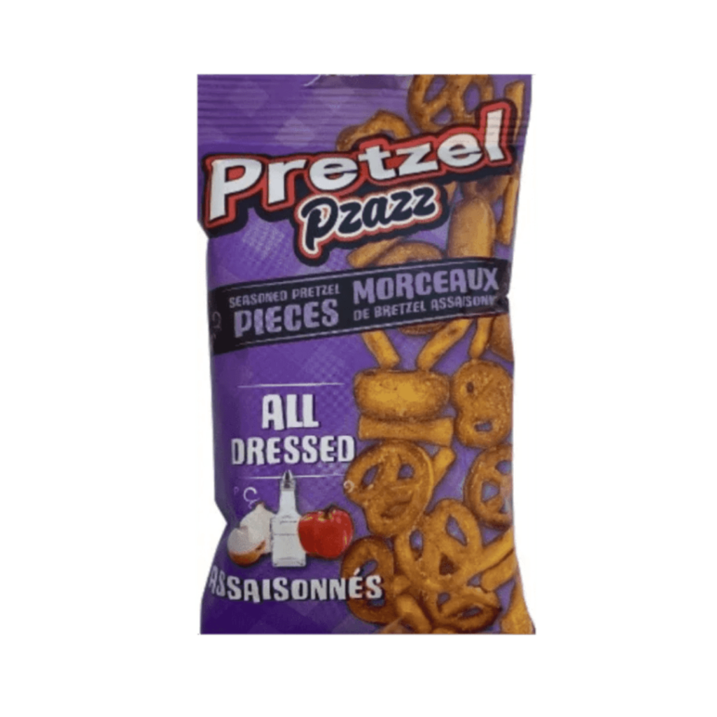Pretzel Pzazz All Dressed 12x56g - Pacific Candy Wholesale