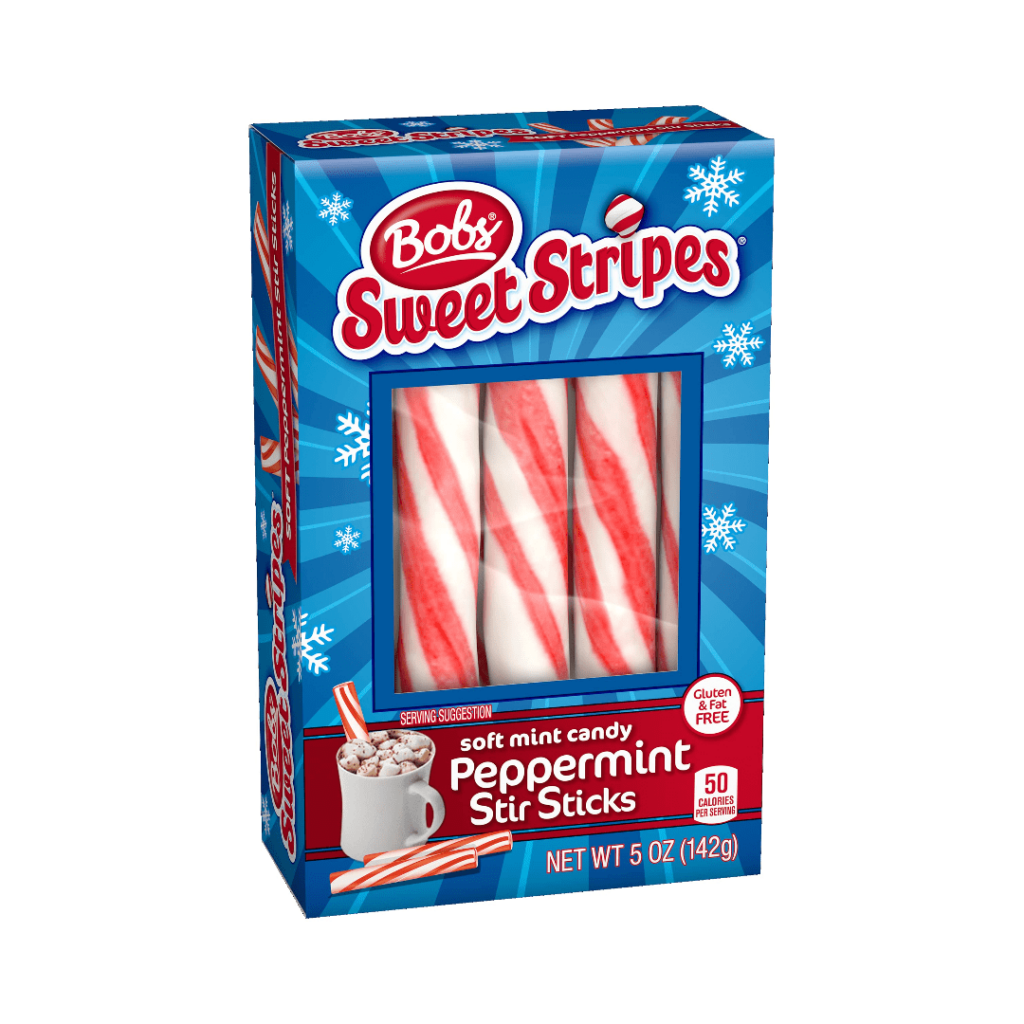 Ferrara Bobs Sweet Stripes Peppermint Sticks Christmas 24x5oz - Pacific ...