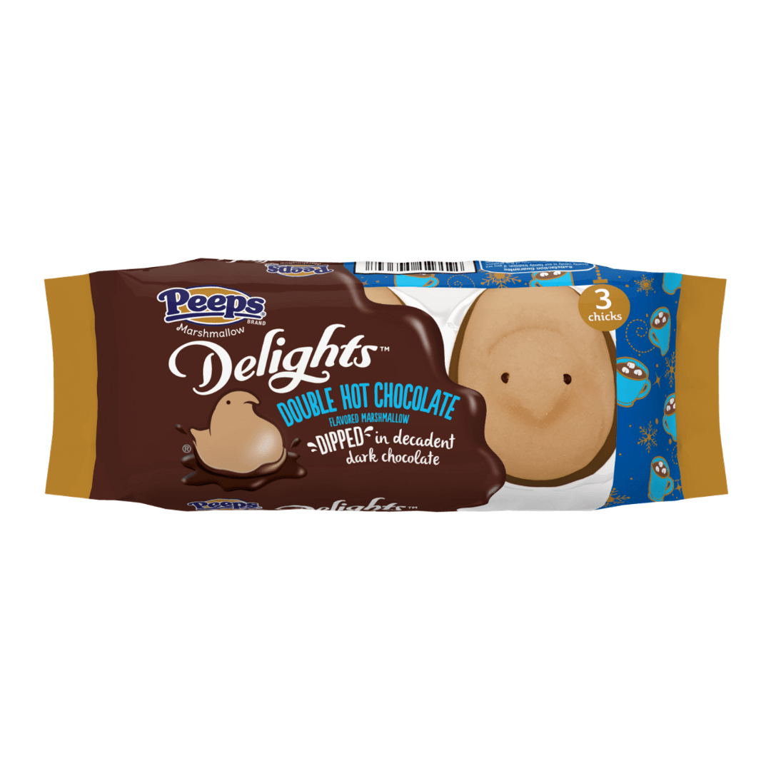 Just Born Peeps Delights Double Hot Chocolate Dipped In Dark Chocolate ...