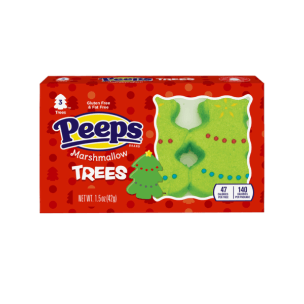 Just Born Peeps Trees Three Pack Christmas 24x1.5oz - Pacific Candy ...