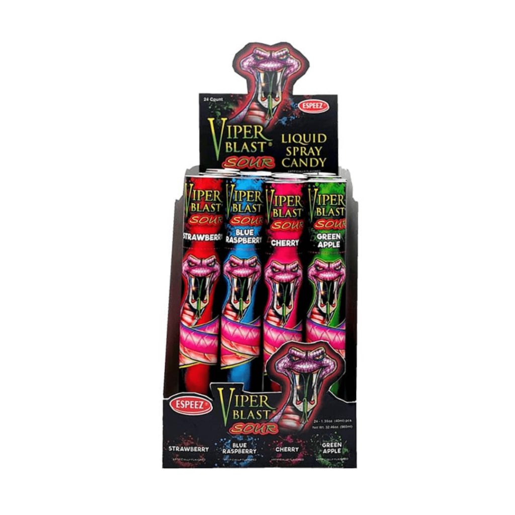 Espeez Viper Blast Sour Liquid Spray Candy Assorted 24 (Best Before ...