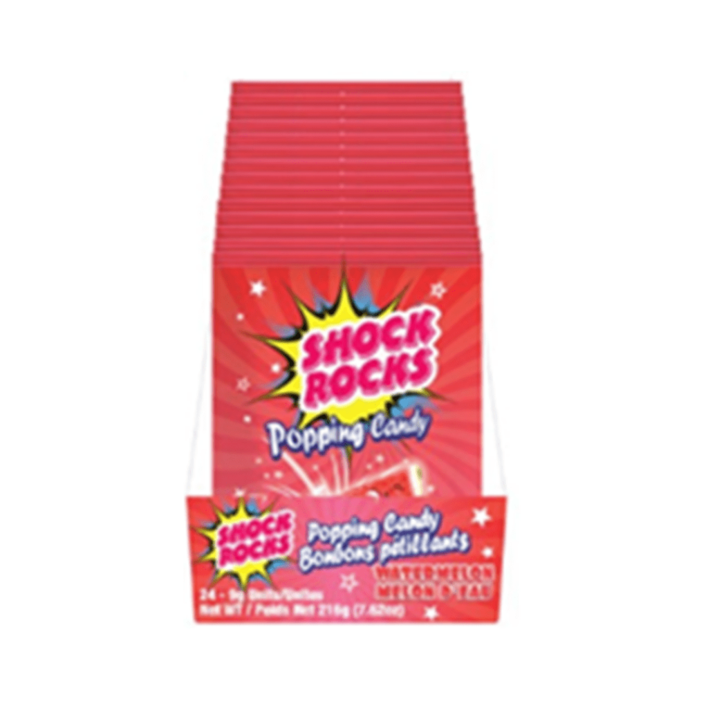 Exclusive Brands Shock Rocks Watermelon Popping Candy 24 - Pacific ...