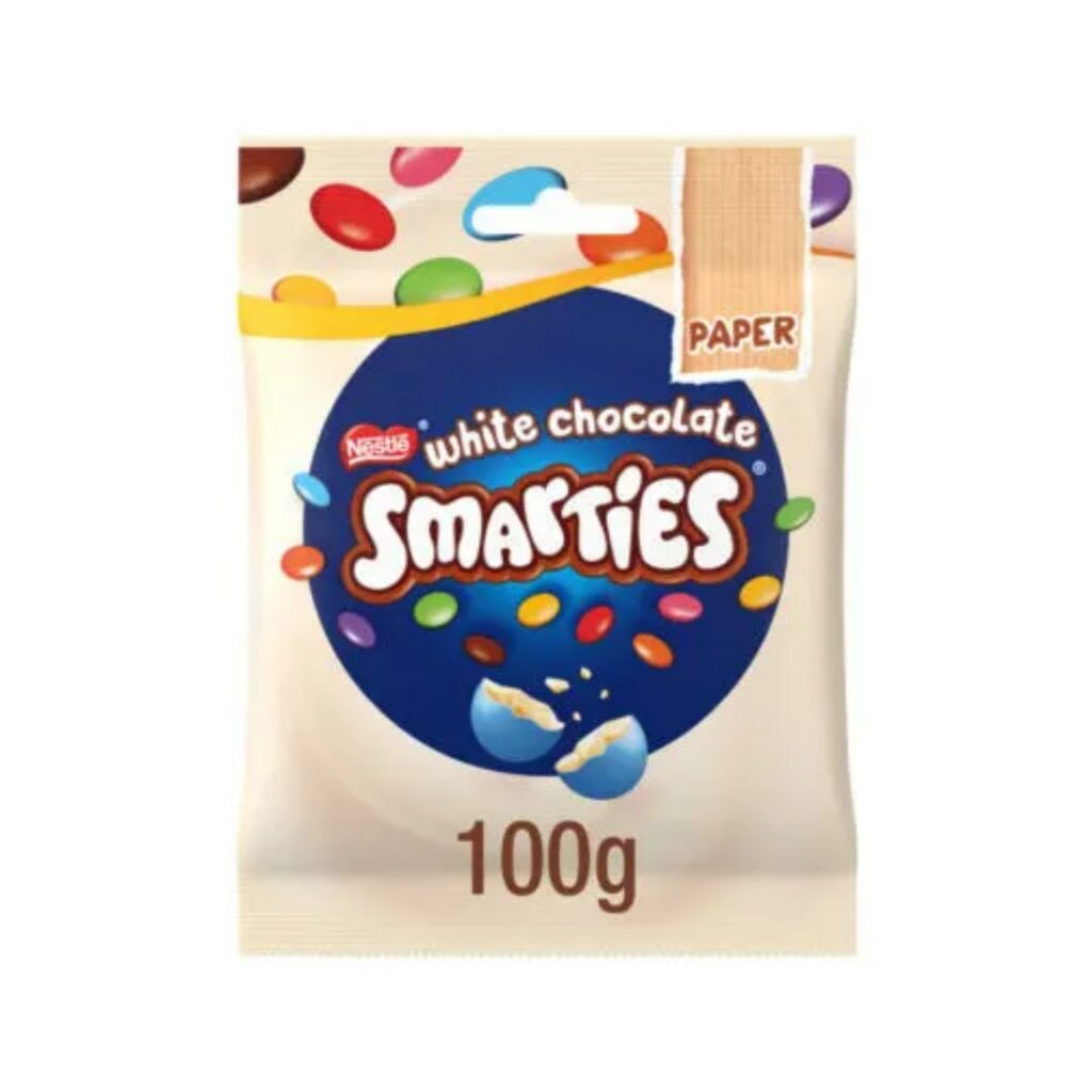 Nestle Smarties White Chocolate British 8x100g - Pacific Candy Wholesale