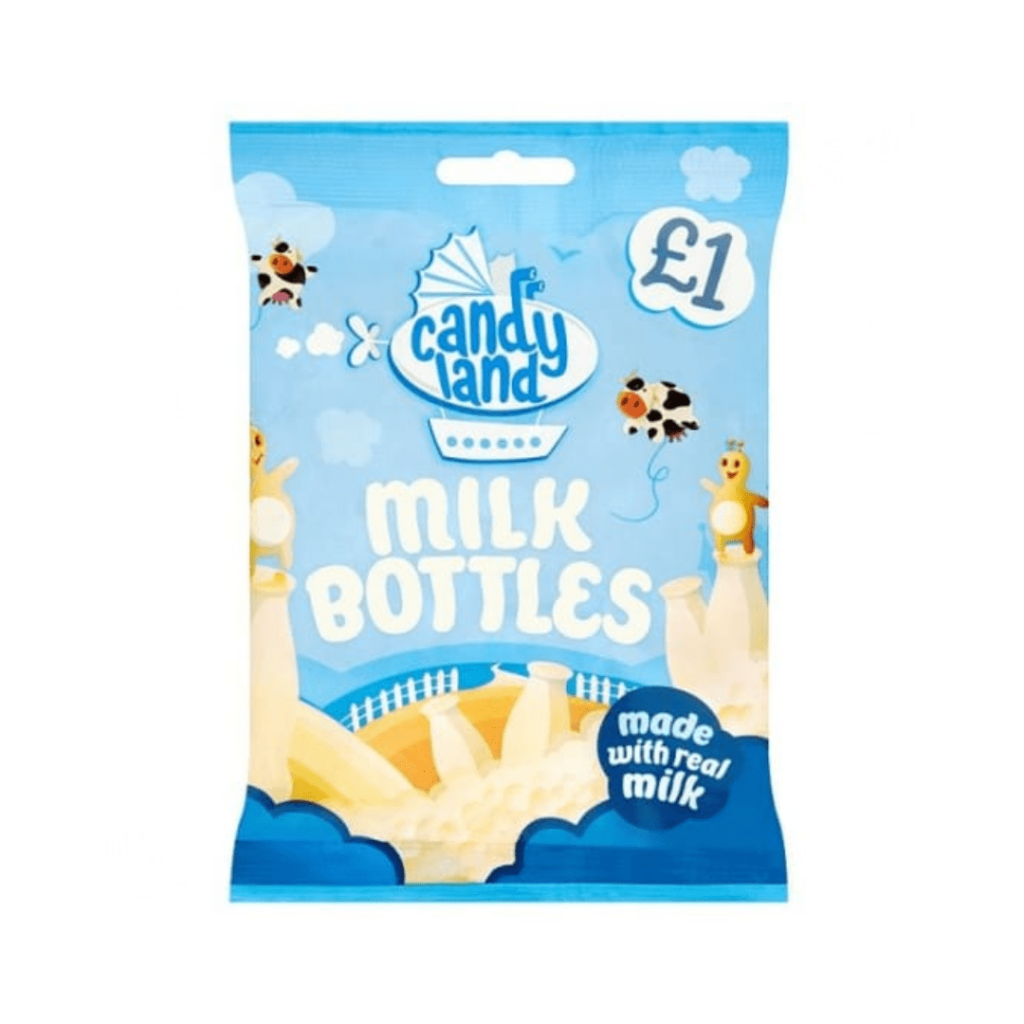 Barratt Candy Land Milk Bottles Price Marked British 12x150g - Pacific ...