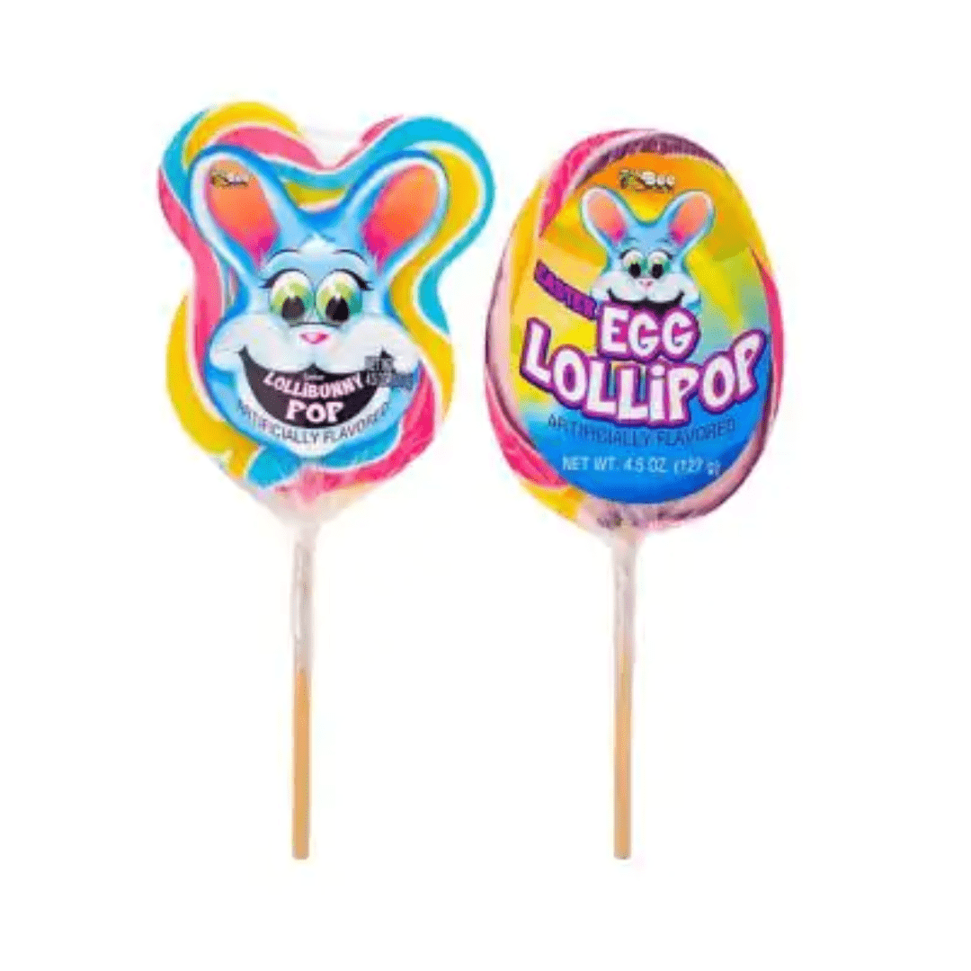 Bee Lollibunny & Lolliegg Pops Easter 12 - Pacific Candy Wholesale