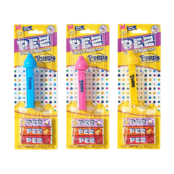 PEZ Peeps Blister Easter 12 - Pacific Candy Wholesale