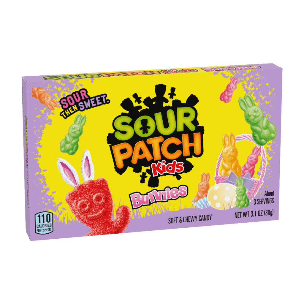 Sour Patch Kids Bunnies Easter TB 12x3.10oz - Pacific Candy Wholesale