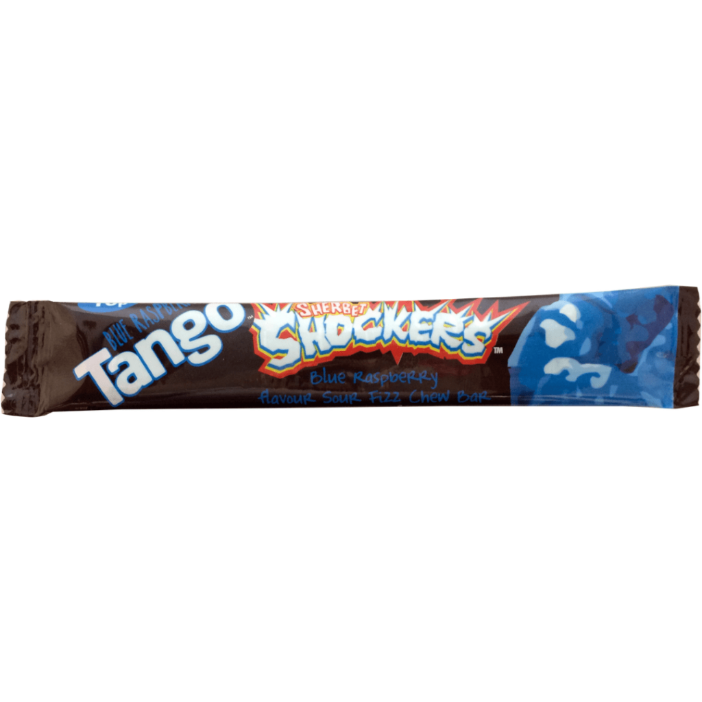 Tango Shockers Blue Raspberry British 72x11g - Pacific Candy Wholesale