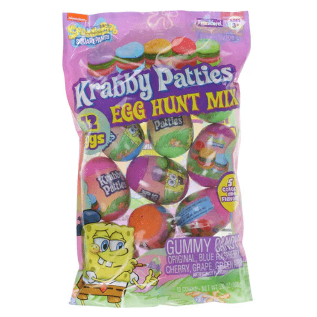 Frankford Krabby Patties Plastic Egg Hunt Twelve Pieces Easter 6x3.81oz ...