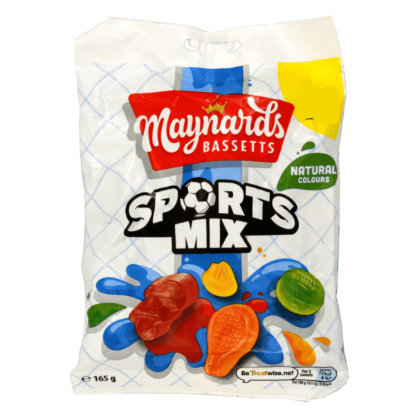Maynards Bassetts Sports Mix British 12x165g - Pacific Candy Wholesale