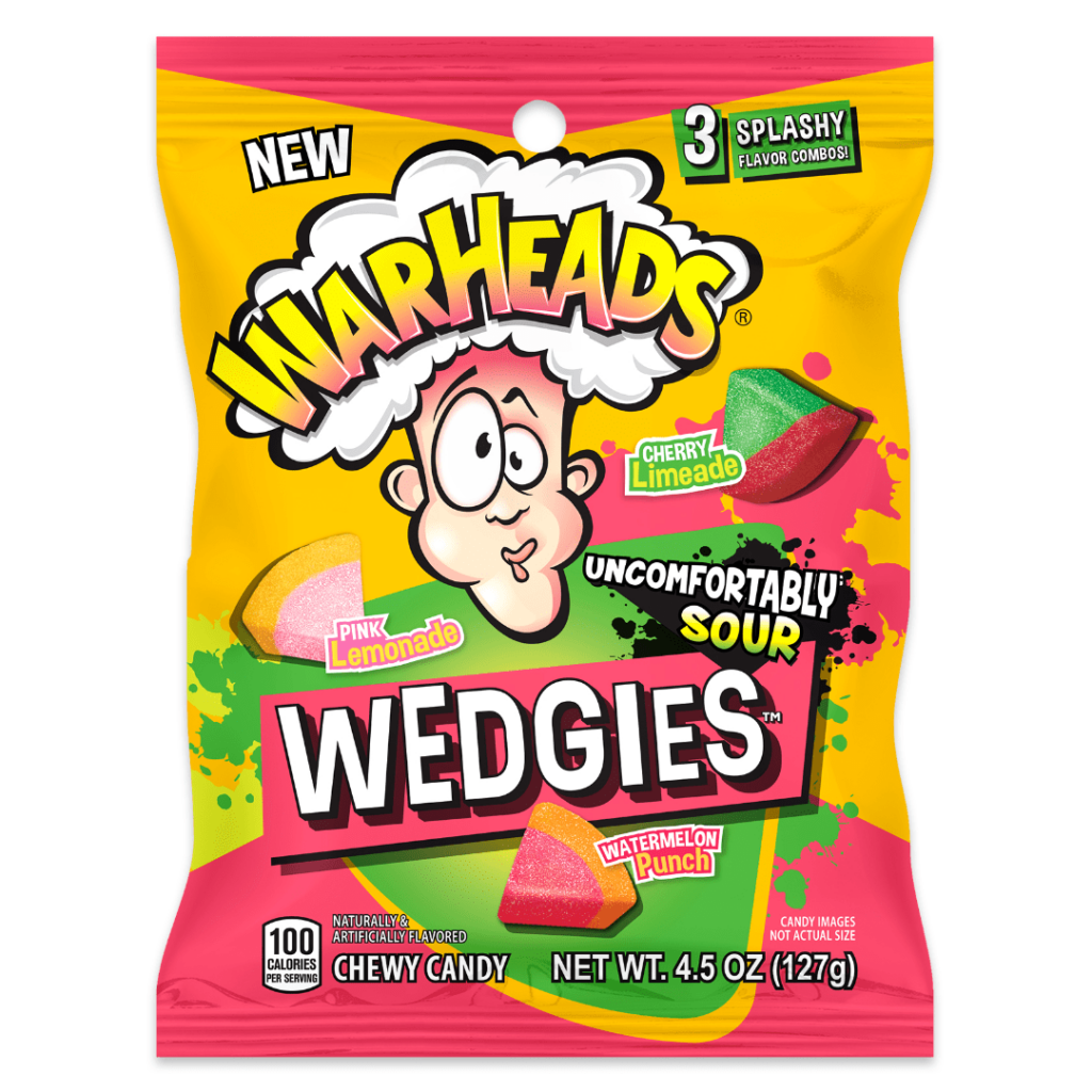 Warheads Wedgies 12x4.5oz - Pacific Candy Wholesale