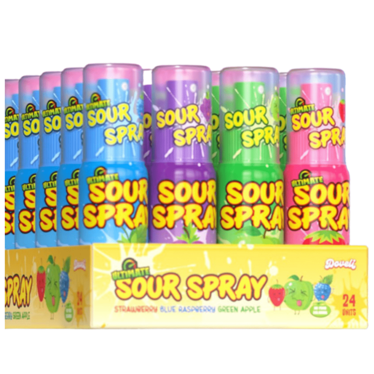 Doveli Sour Spray Assorted 24x1.10oz - Pacific Candy Wholesale