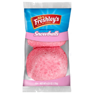 Mrs. Freshley's Pink Snowballs Two Pack 8 - Pacific Candy Wholesale