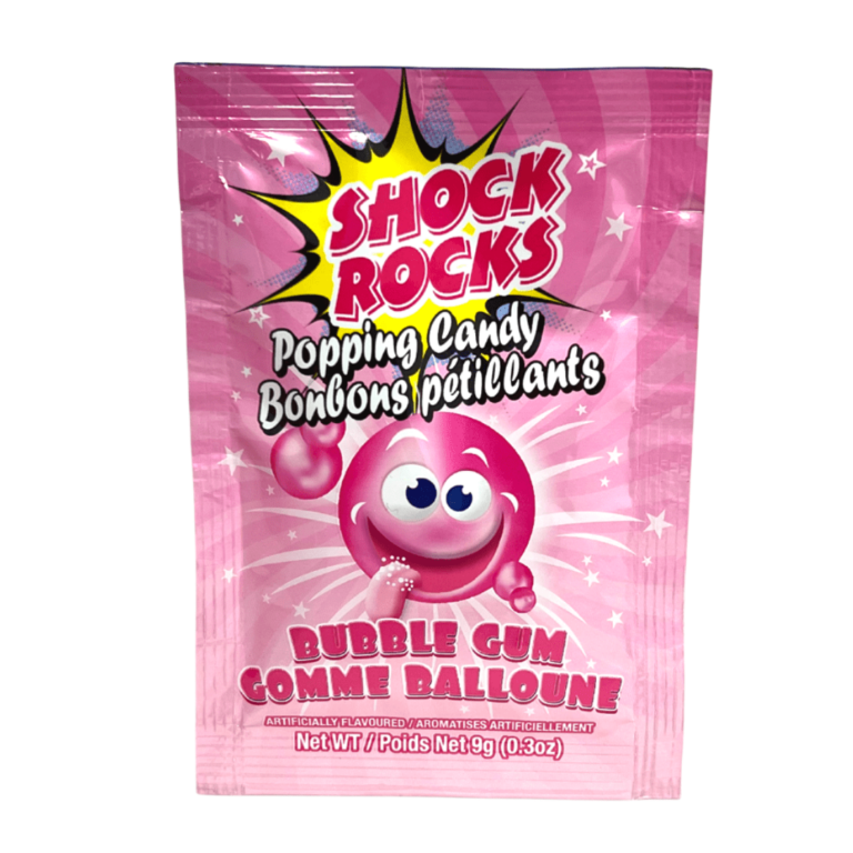Exclusive Brand Shock Rocks Bubblegum Popping Candy 24 - Pacific Candy ...