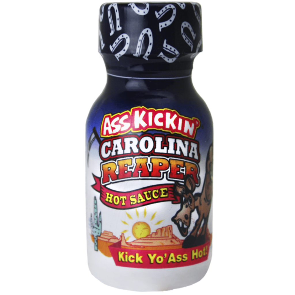 Ass Kickin' Hot Sauce Mini Bottle Carolina Reaper 24x0.75oz - Pacific ...