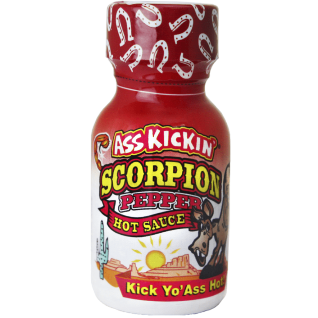 Ass Kickin' Hot Sauce Mini Bottle Scorpion Pepper 24x0.75oz - Pacific ...