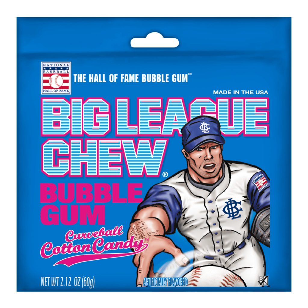 Ford Gum Big League Chew Bubble Gum Curveball Cotton Candy 12 - Pacific ...