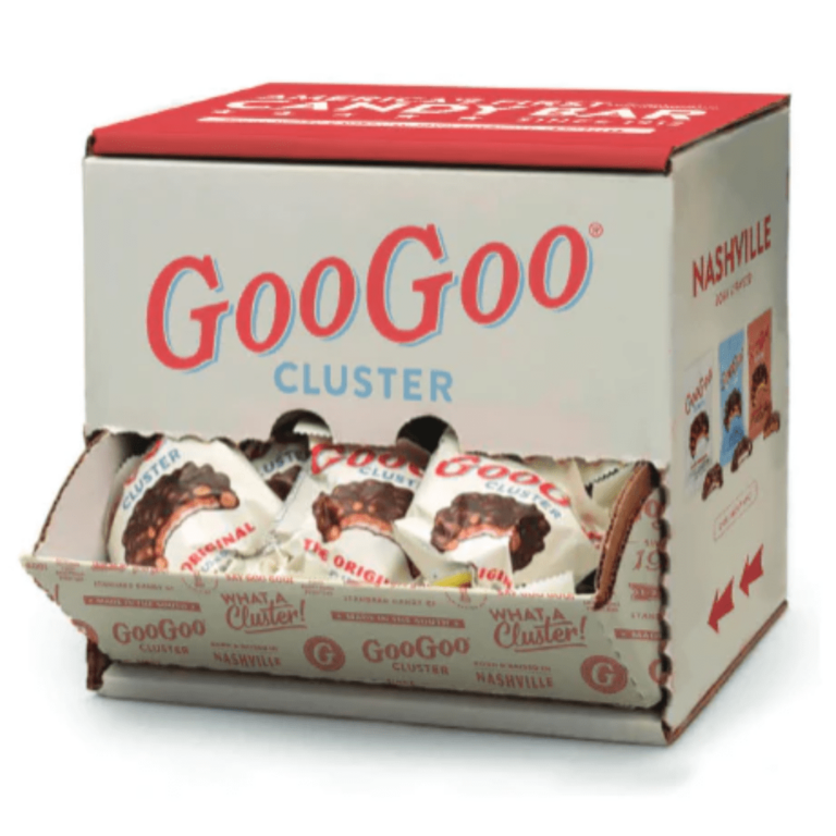 Goo Goo Cluster Original Display 48 - Pacific Candy Wholesale