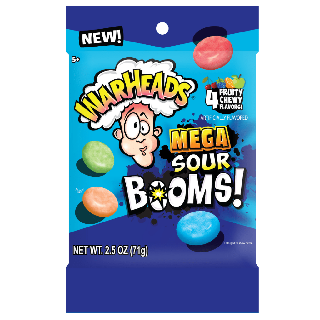 Hilco Warheads Mega Sour Booms 12x2.5oz - Pacific Candy Wholesale