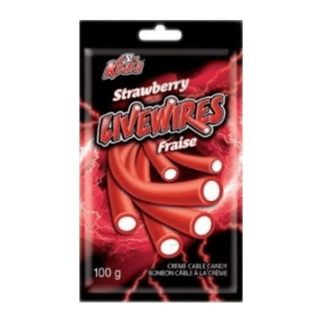 Koala Livewires Strawberry 18x100g - Pacific Candy Wholesale