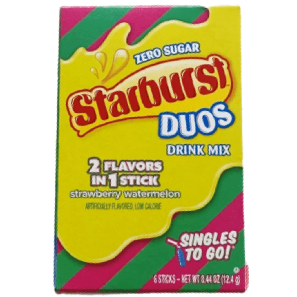 Starburst Duos Singles To Go Strawberry Watermelon Six Pack 12 ...