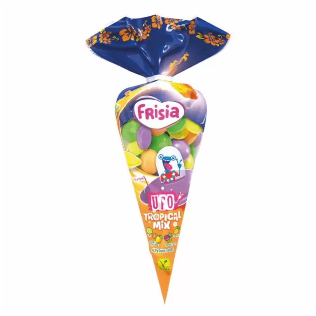 Frisia Tropical Flying Saucers Cone Sour Mix Bags 21x45g - Pacific ...