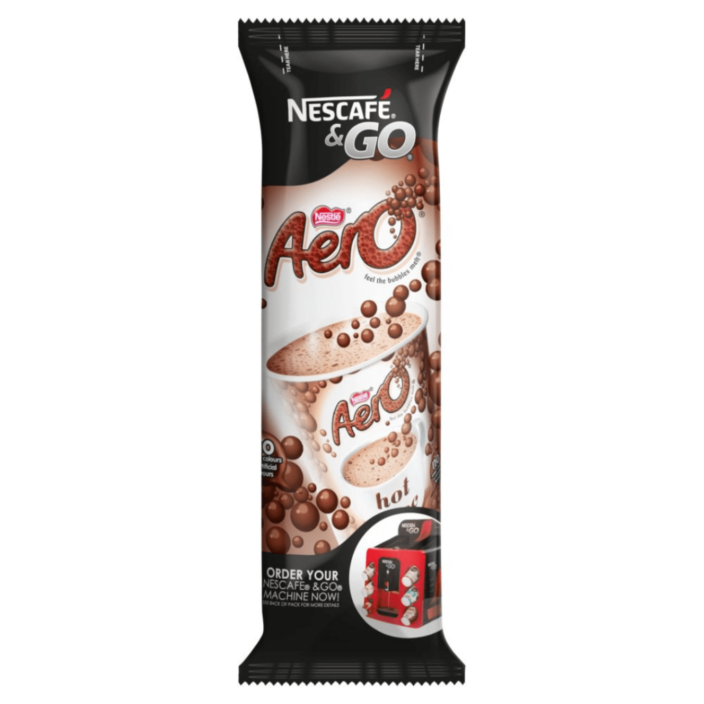 Nescafe & Go Aero Hot Chocolate British 8x28g - Pacific Candy Wholesale
