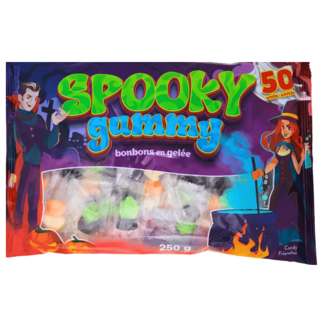 Spooky Gummy Fifty Pack Halloween 24 - Pacific Candy Wholesale