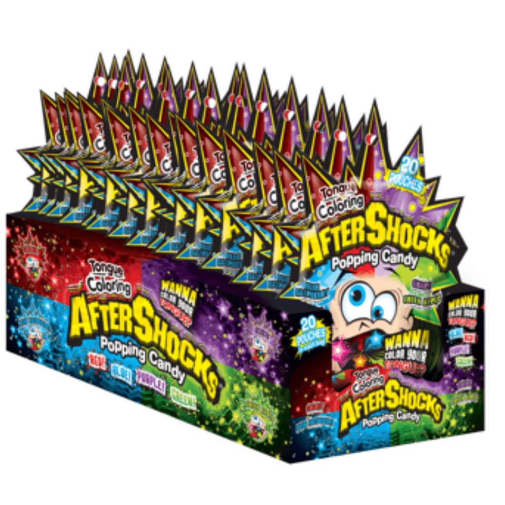 After Shocks Popping Candy Tongue Coloring 16x1.06oz - Pacific Candy ...