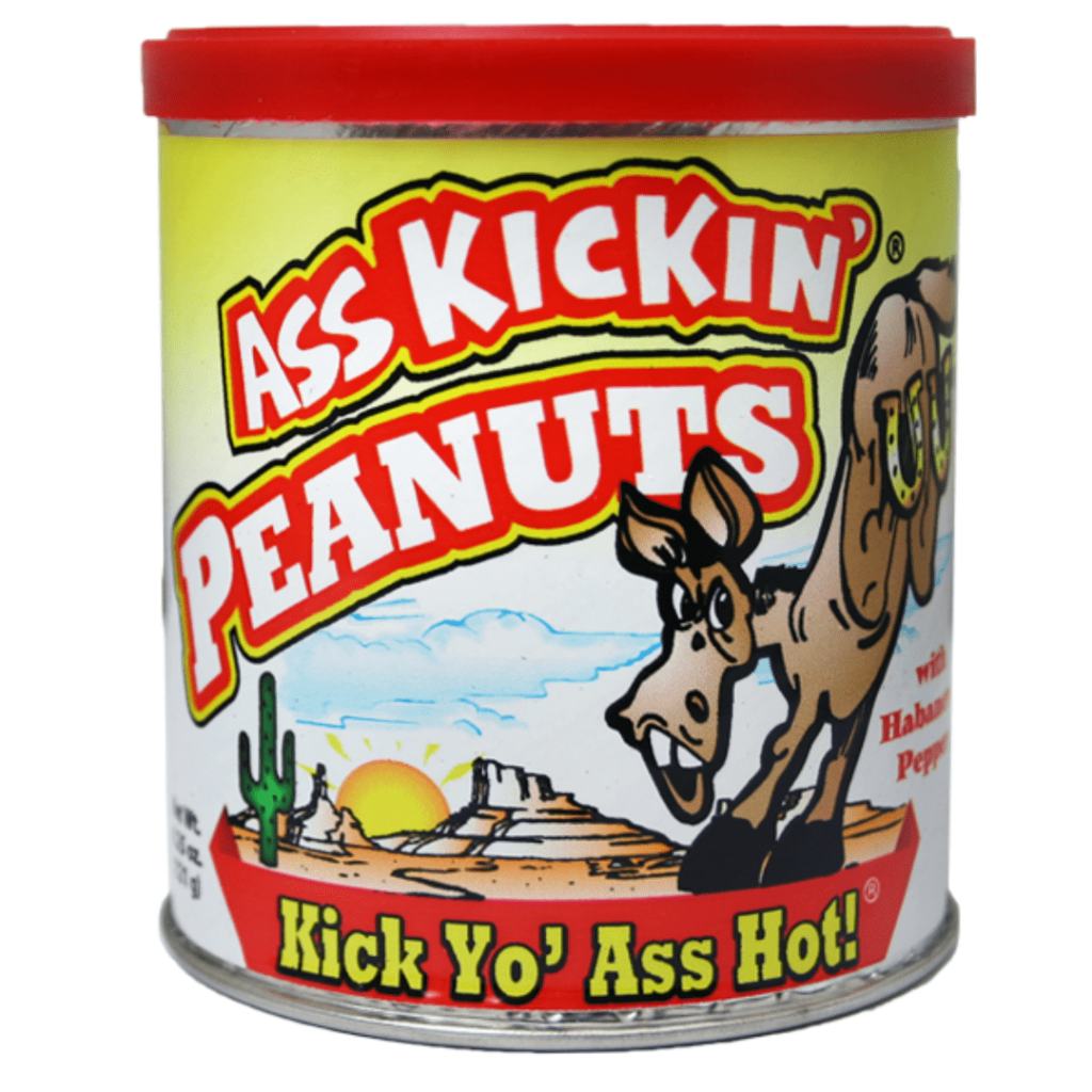 Ass Kickin Peanuts With Habanero Pepper 4 25oz Pacific Candy Wholesale