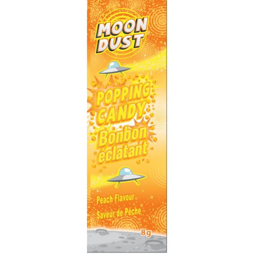 Moon Dust Popping Candy Peach 36 - Pacific Candy Wholesale