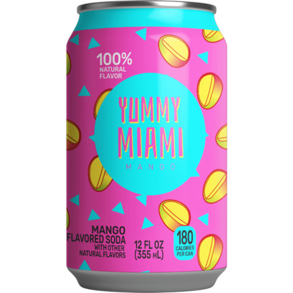 Yummy Miami Mango 12x355ml - Pacific Candy Wholesale