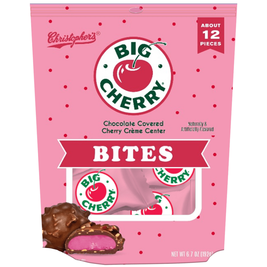 Adam & Brooks Big Cherry Bites 6x6.7oz - Pacific Candy Wholesale