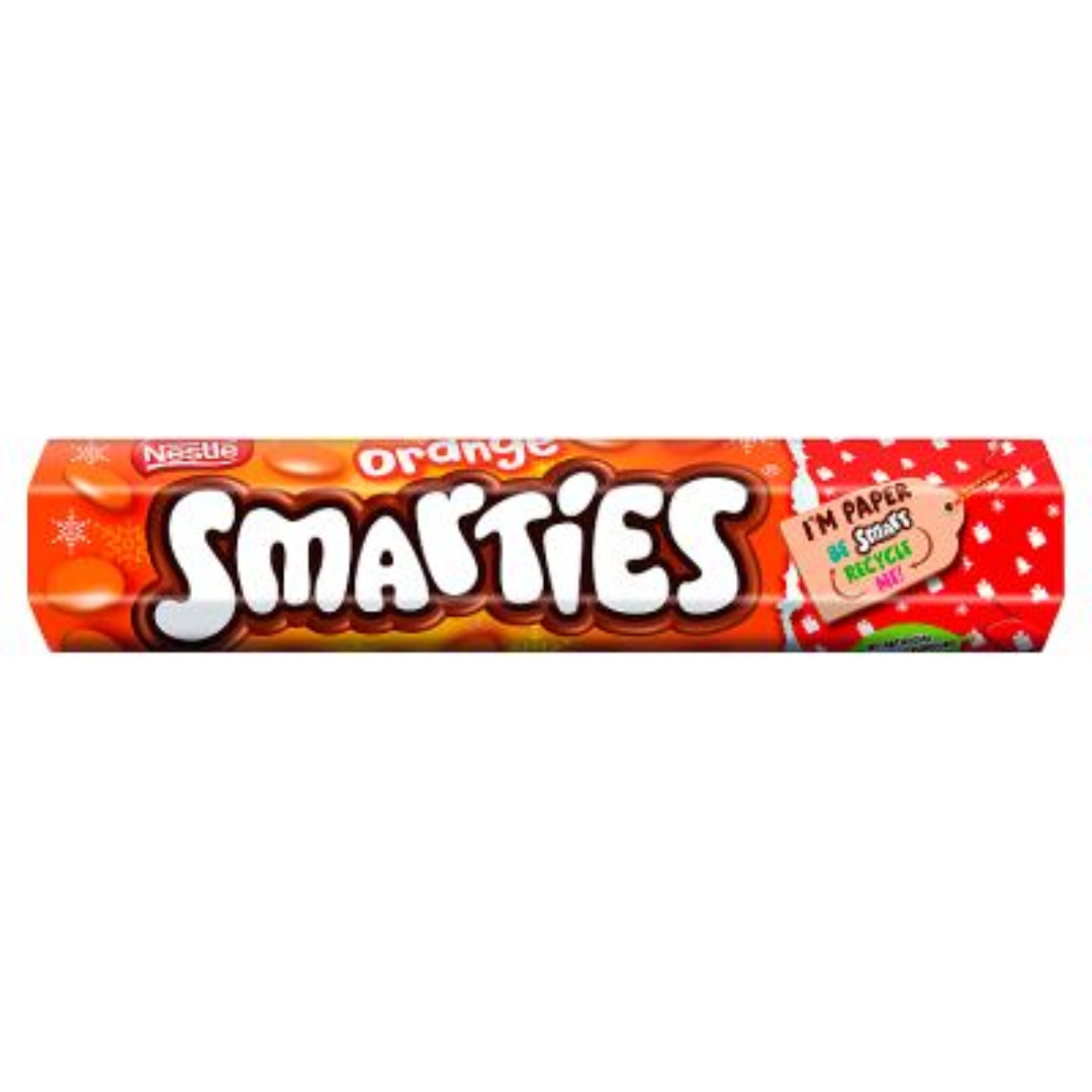 Nestle Smarties Orange Giant Tube British Christmas 20x120g - Pacific ...