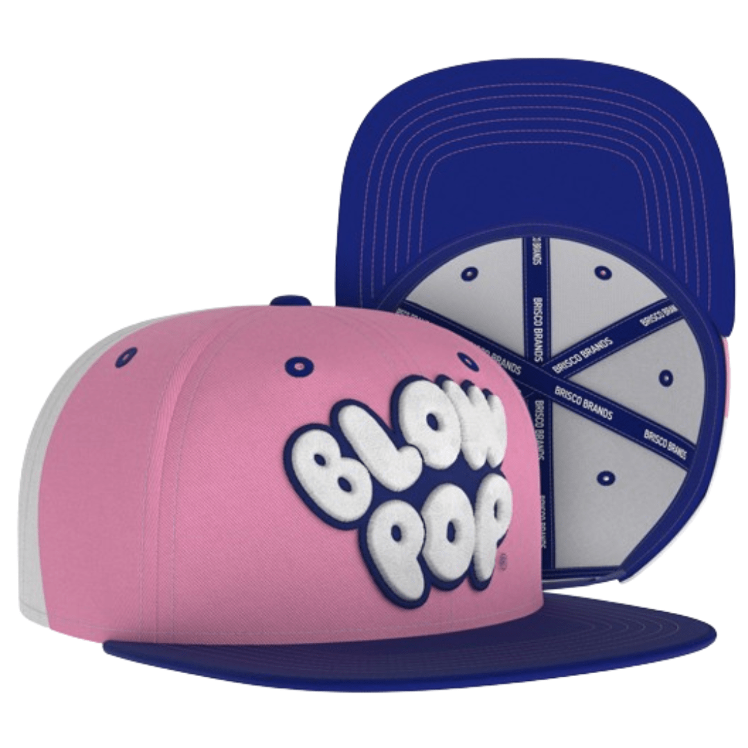 Charms Blow Pop Logo 3D Embroidery Cap 3 - Pacific Candy Wholesale