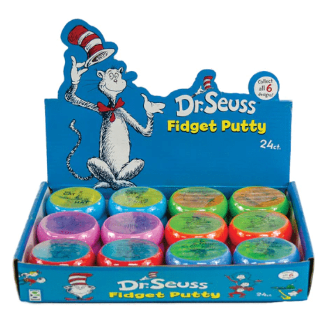 Raymond Geddes Dr. Seuss Fidget Putty 24 - Pacific Candy Wholesale