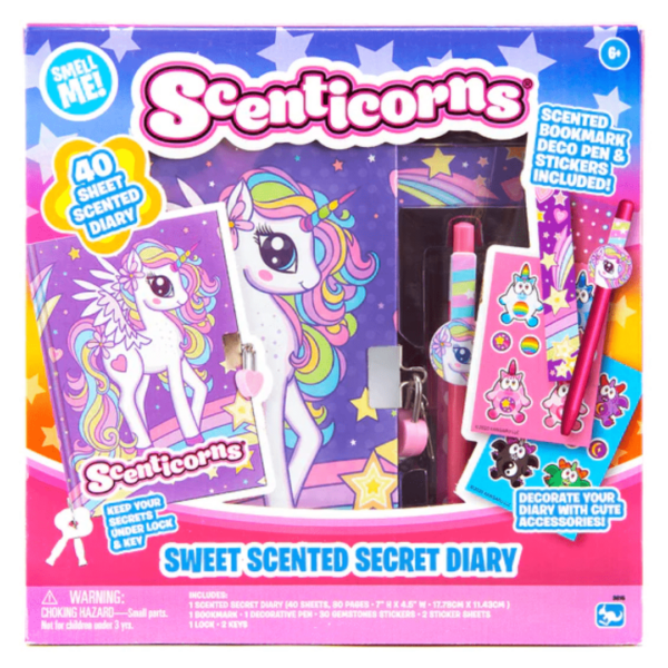 Kangaru Scenticorns Sweet Scented Diary Set 12 (3815) - Pacific Candy ...