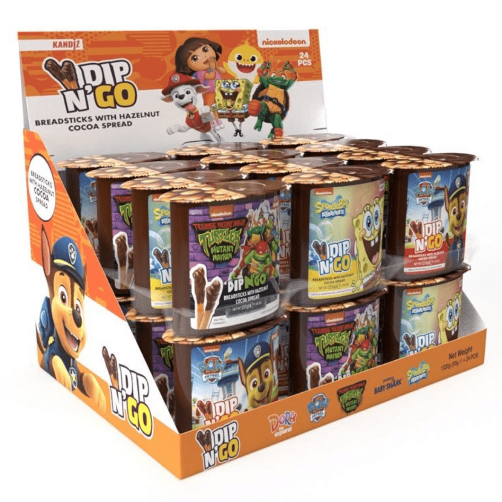 Vesta Nickelodeon Dip N' Go 24 - Pacific Candy Wholesale