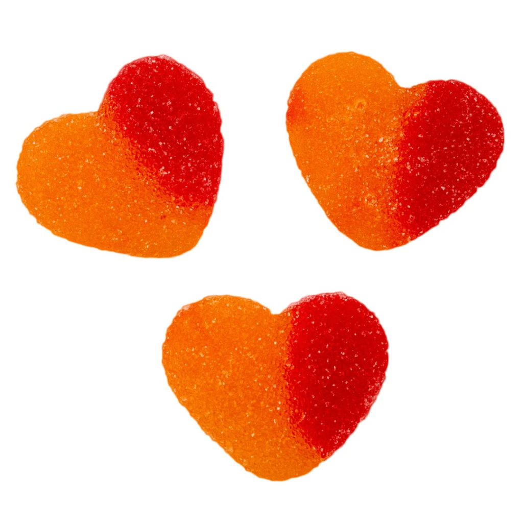 Vidal Peach Hearts 4.4lb - Pacific Candy Wholesale