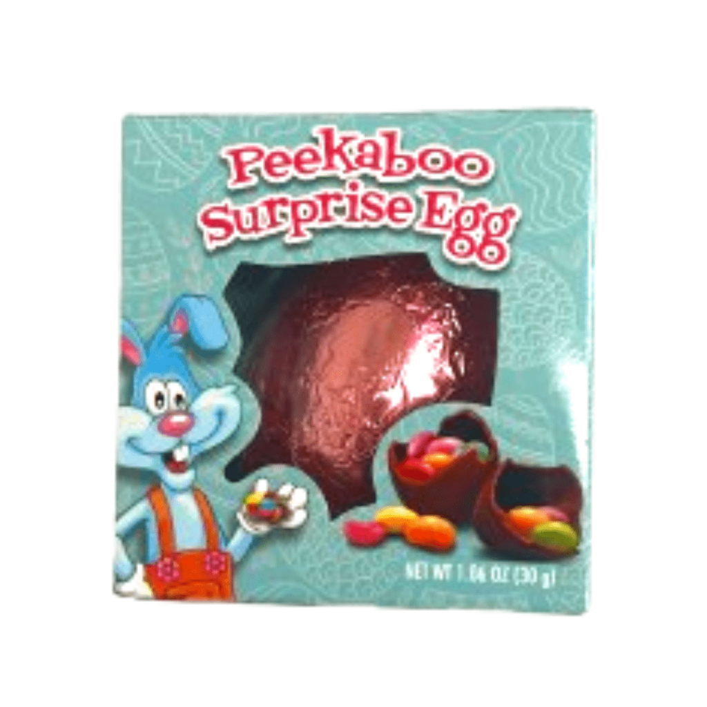 Albert's Peek A Boo Surprise Milk Chocolate Egg With Jelly Beans Easter ...