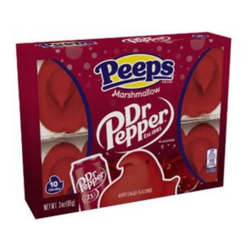 Just Born Peeps Marshmallow Chicks Dr. Pepper Ten Pack Easter 36x0 ...
