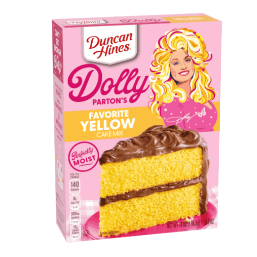 Duncan Hines Dolly Parton's Favourite Yellow Cake Mix 12x18oz - Pacific ...